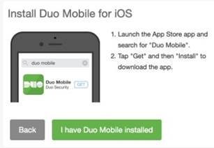 DUO Initial Device Registration